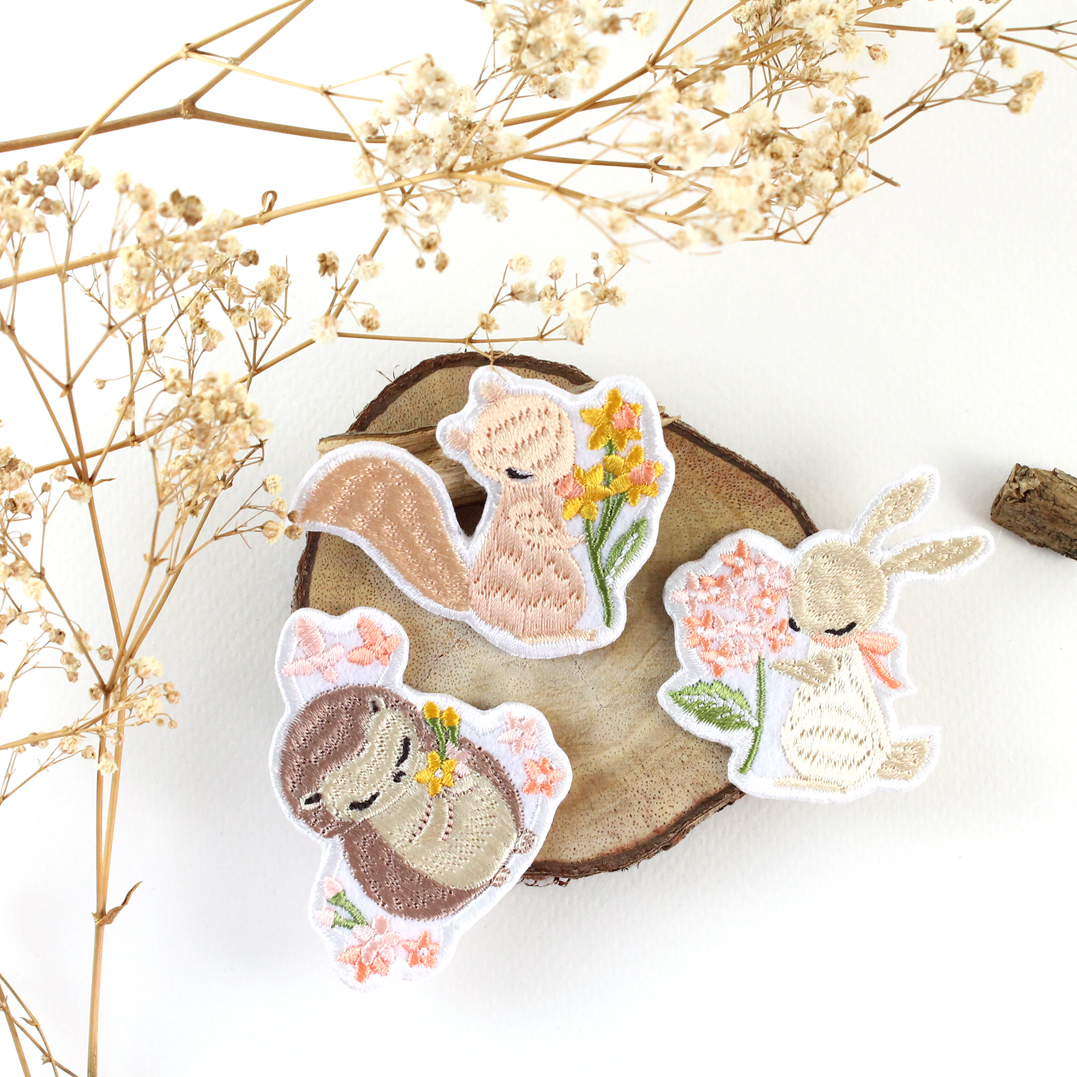 Woodland Embroidered Iron On Patches | STIVE ASIA