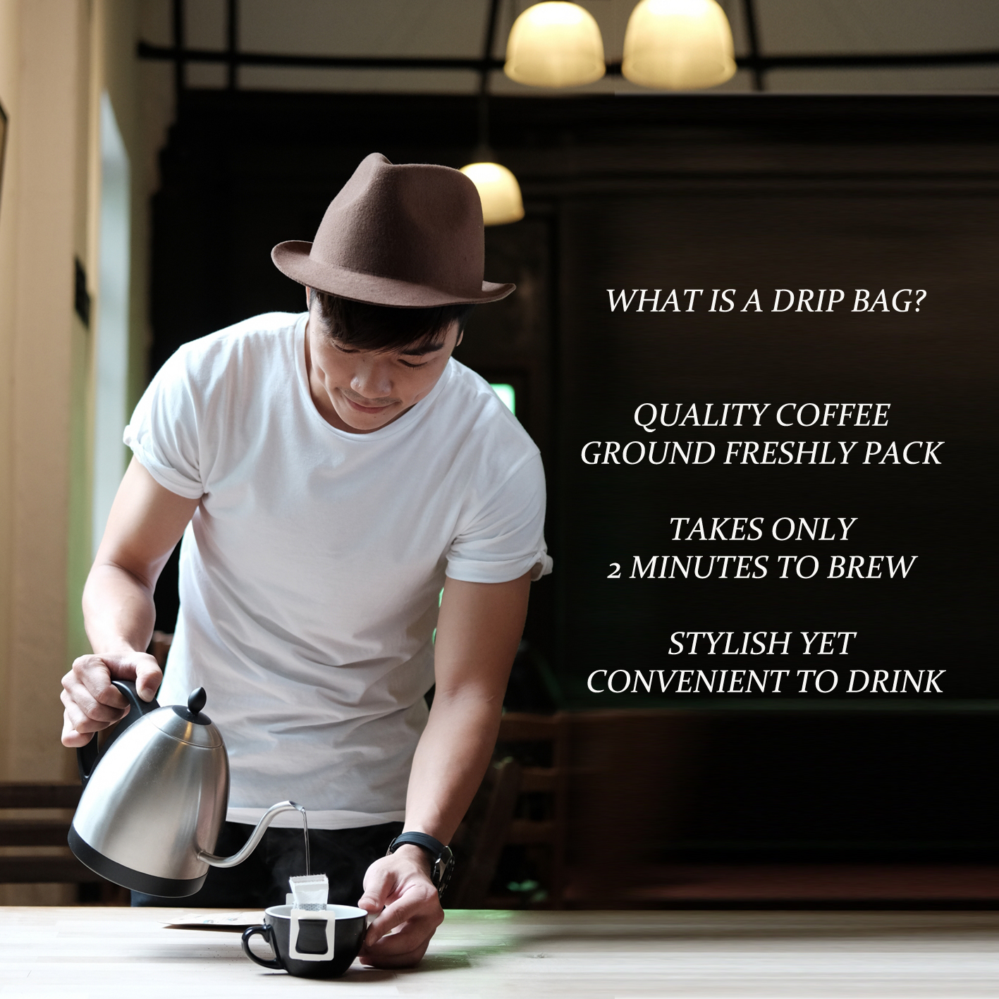 Our drip bag. | STIVE ASIA