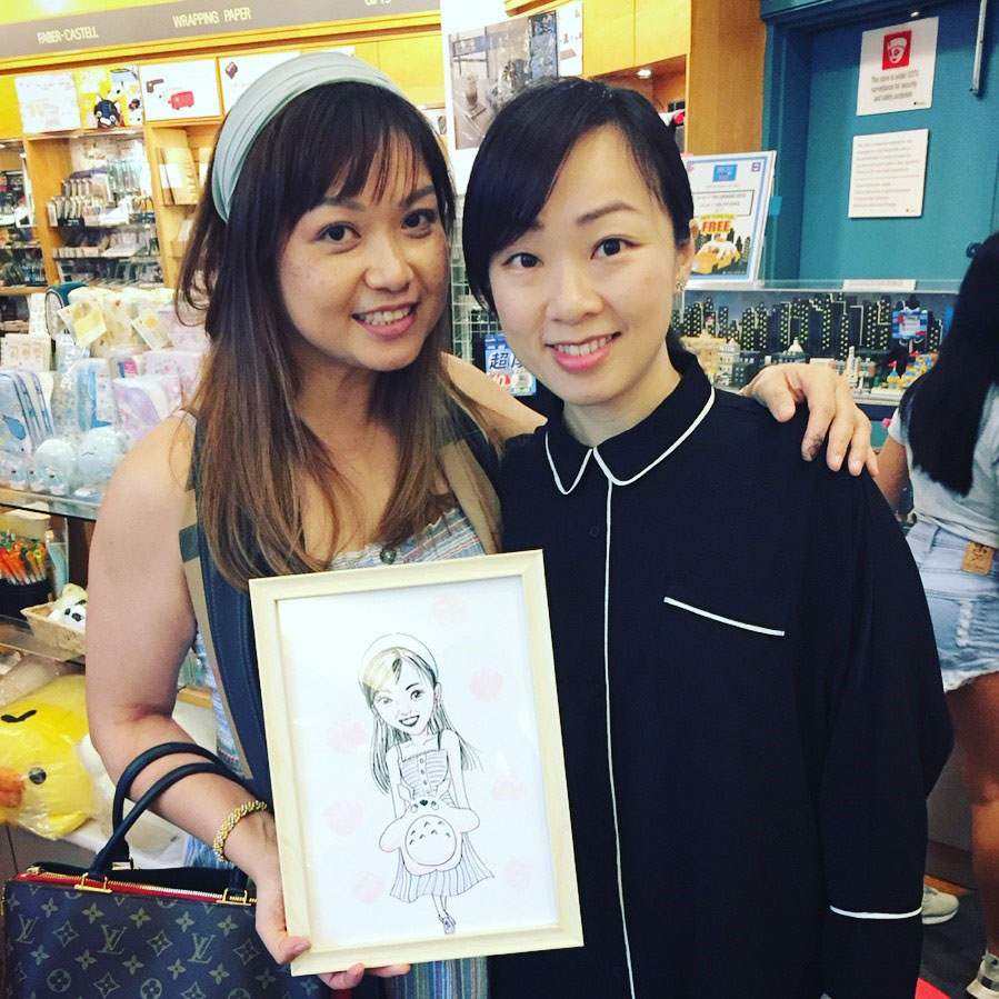 Caricature in ARC launching@KLCC | STIVE ASIA