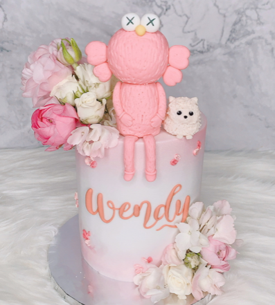 Pink kaws cake | STIVE ASIA
