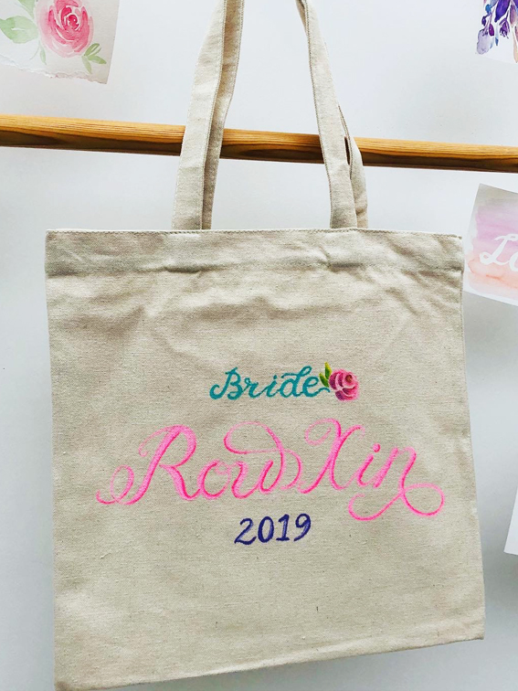Personalised Calligraphy Tote Bag | STIVE ASIA